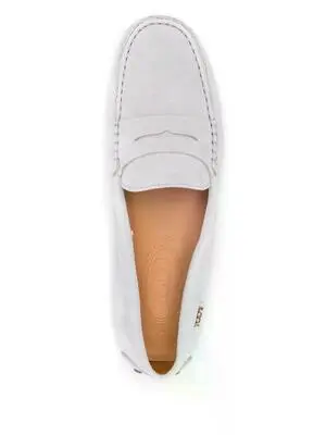 TOD'S Gommino Driving Loafers - Grey