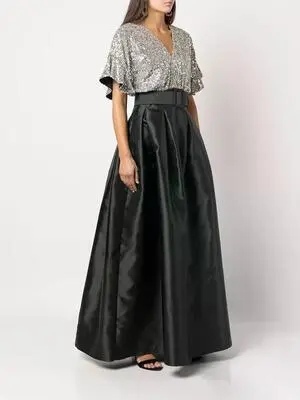 Sachin & Babi Simone Sequin-embellished Gown