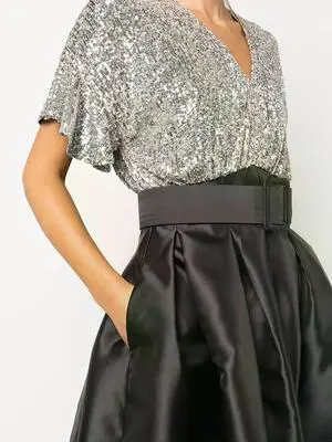 Sachin & Babi Simone Sequin-embellished Gown