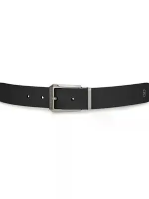 FERRAGAMO Logo-engraved Reversible Leather Belt - Blue