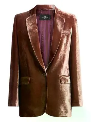 Etro Single-breasted Blazer - Pink