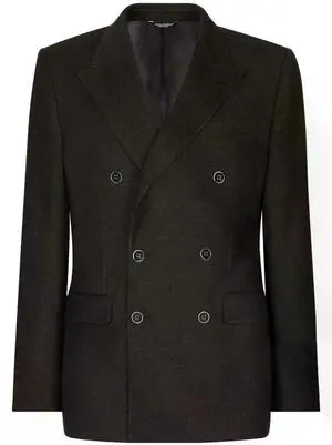 Dolce & Gabbana Sicilia-fit Double-breasted Blazer - Grey