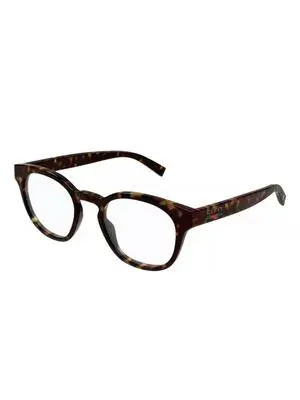 Gucci Round Frame Glasses - Brown