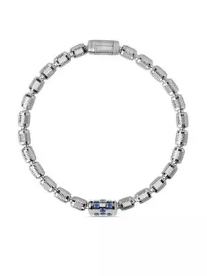 OFFICINA BERNARDI 18kt White Gold Lumen Sapphire And Diamond Bracelet - Silver