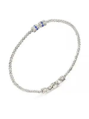 OFFICINA BERNARDI 18kt White Gold Sapphire Bracelet - Silver