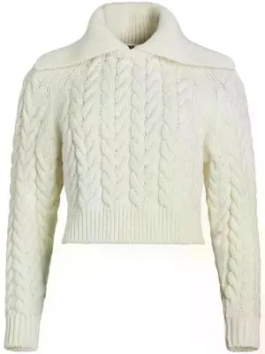 PATOU Sailor Cable-knit Sweater