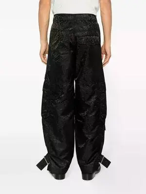 Gcds Monogram Ultracargo Wide-leg Trousers
