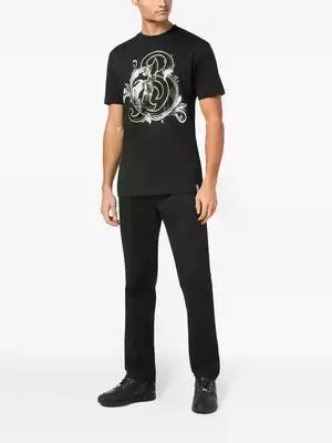BILLIONAIRE Logo-print T-shirt - Black