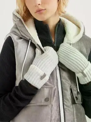 Brunello Cucinelli Cashmere Gloves - Grey