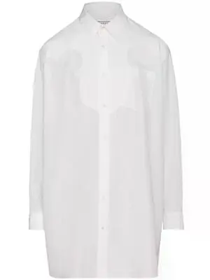 MAISON MARGIELA Cotton Poplin Mini Shirtdress