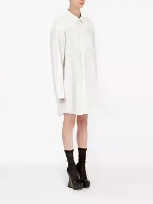 MAISON MARGIELA Cotton Poplin Mini Shirtdress