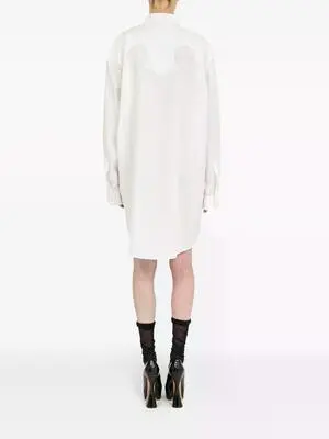 MAISON MARGIELA Cotton Poplin Mini Shirtdress