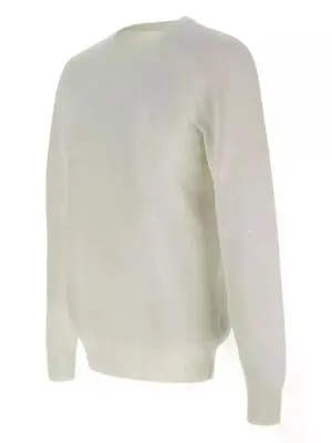 SUN 68 Cotton Crew Neck Jumper - Neutrals