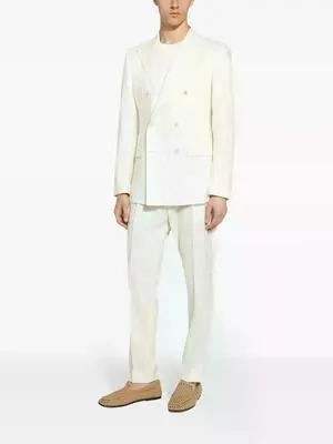 Dolce & Gabbana Wool Double-breasted Jacket - Neutrals