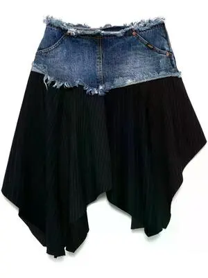 Andersson Bell Fringe Detailing Skirt - Blue