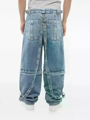 Givenchy Detachable-suspenders Jeans