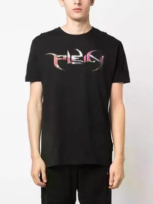 Philipp Plein Logo-print Cotton T-shirt - Black