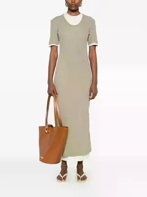 JIL SANDER Cotton Midi Dress