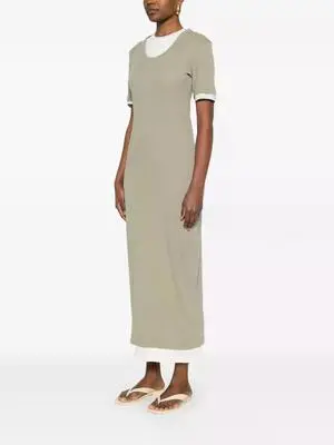 JIL SANDER Cotton Midi Dress