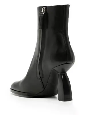 NODALETO Sculpted Heel Ankle Boots