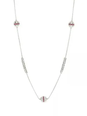 OFFICINA BERNARDI 18kt White Gold Ophidia Ruby Necklace