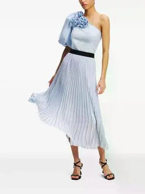 Karl Lagerfeld Pleated Midi Skirt