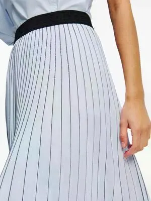 Karl Lagerfeld Pleated Midi Skirt