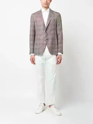 BARBA NAPOLI Spread-collar Cotton Shirt - White