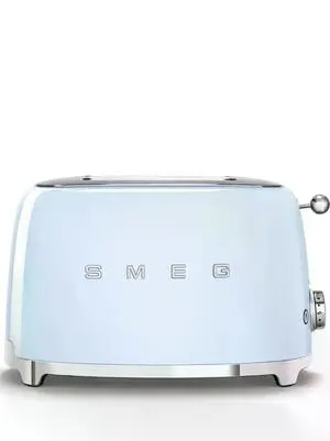 SMEG Logo-plaque Stainless-steel Toaster - Blue