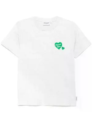 CHOCOOLATE CHOCOOLATE Logo Patch T-Shirt Grey