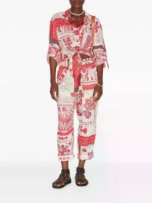 MARANT ETOILE Fedora Trousers - Red