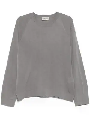 Officine Générale Ash Raglan Long Sleeve T-shirt - Grey
