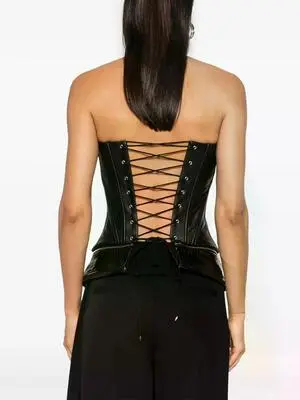 MITILIANE COUTURE Leather Corset Top