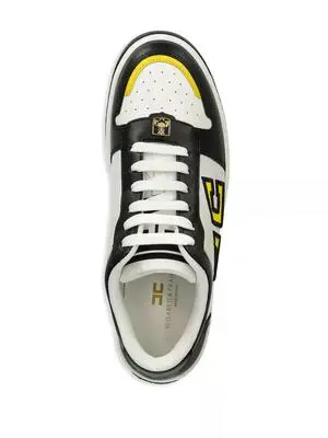 Elisabetta Franchi Two-tone Leather Sneakers