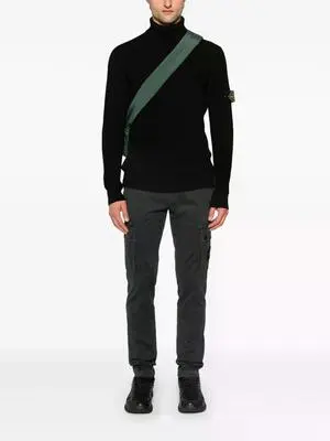 Stone Island Wool Roll Neck Jumper