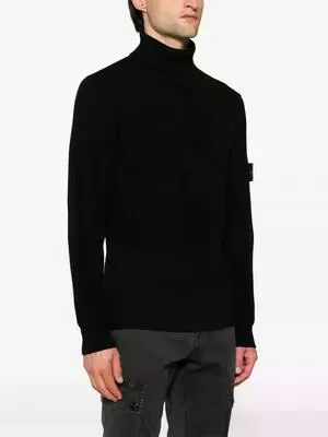 Stone Island Wool Roll Neck Jumper