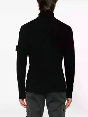 Stone Island Wool Roll Neck Jumper
