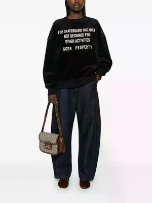 GOLDEN GOOSE Embroidered Lettering Sweatshirt
