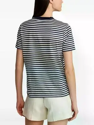 Ralph Lauren Hallie Striped Cotton T-shirt