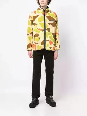 BILLIONAIRE BOYS CLUB Camouflage Print Reversible Fleece Jacket - Multicolour