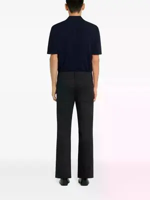 COURREGES Ribbed Polo Shirt