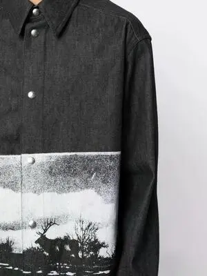 OAMC Graphic-print Cotton Shirt