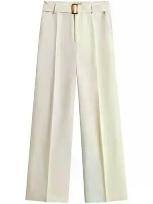 Woolrich Belted Straight-leg Trousers - Neutrals