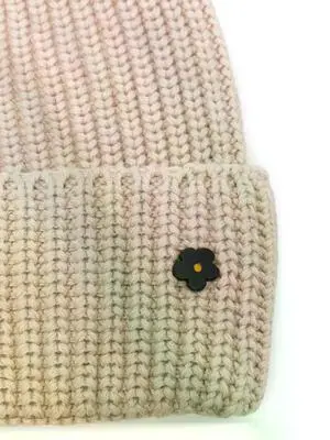 A PAPER KID Ribbed Beanie - Neutrals