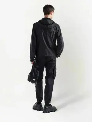 Prada Re-nylon Hooded Jacket - Black
