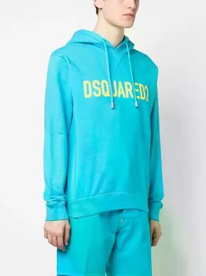 Dsquared2 Logo Print Cotton Hoodie