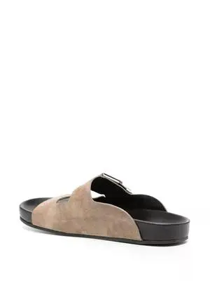 LANVIN Side-buckle Leather Sandals