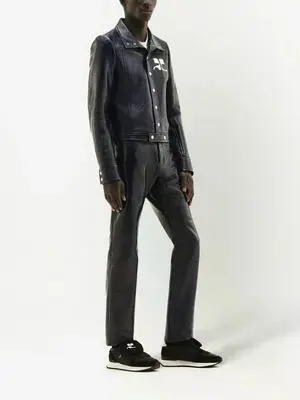 COURREGES Vinyl Straight-leg Trousers