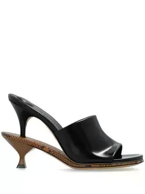 Jacquemus 110mm Le Doubles Mules - Black