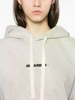 JIL SANDER Logo Print Hoodie